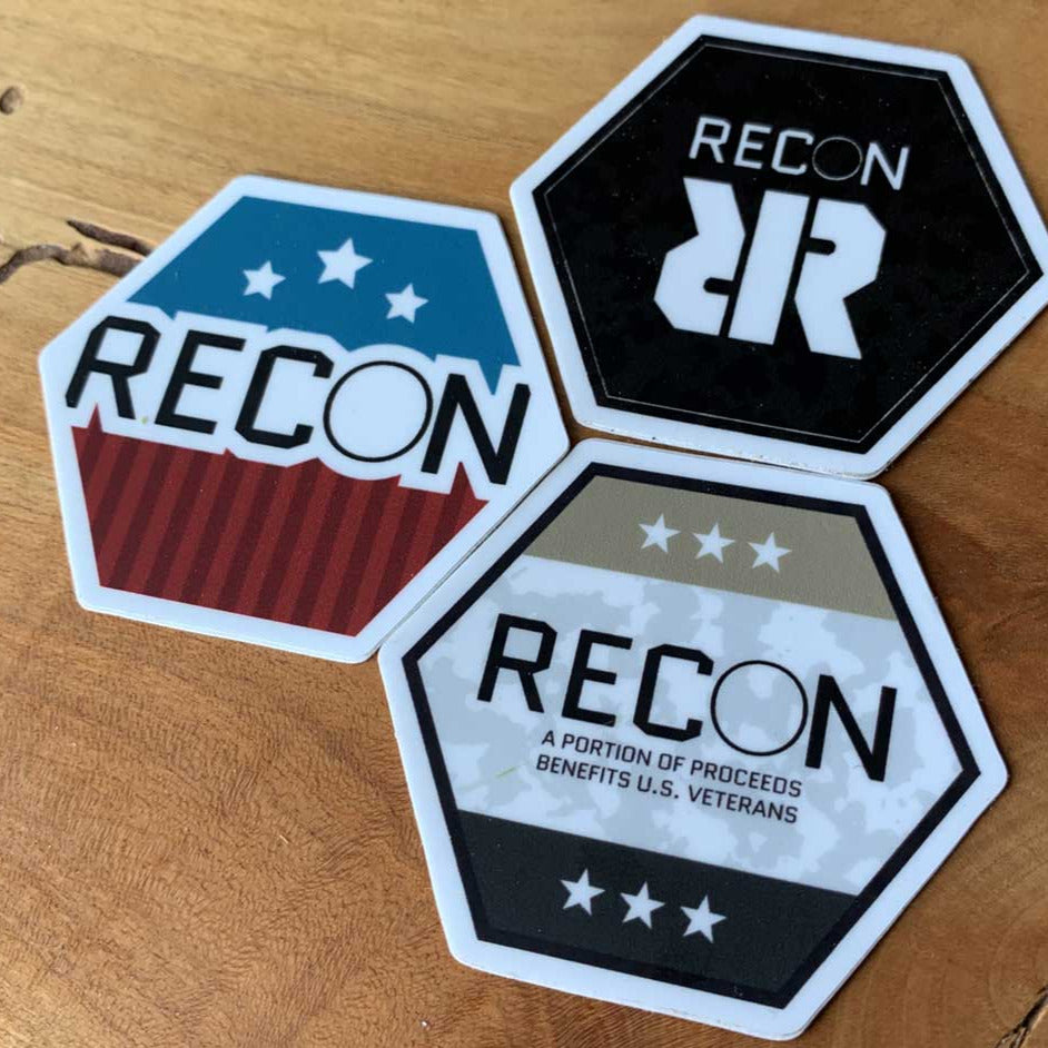 RECON Basecamp Sticker Pack - RECON Rings