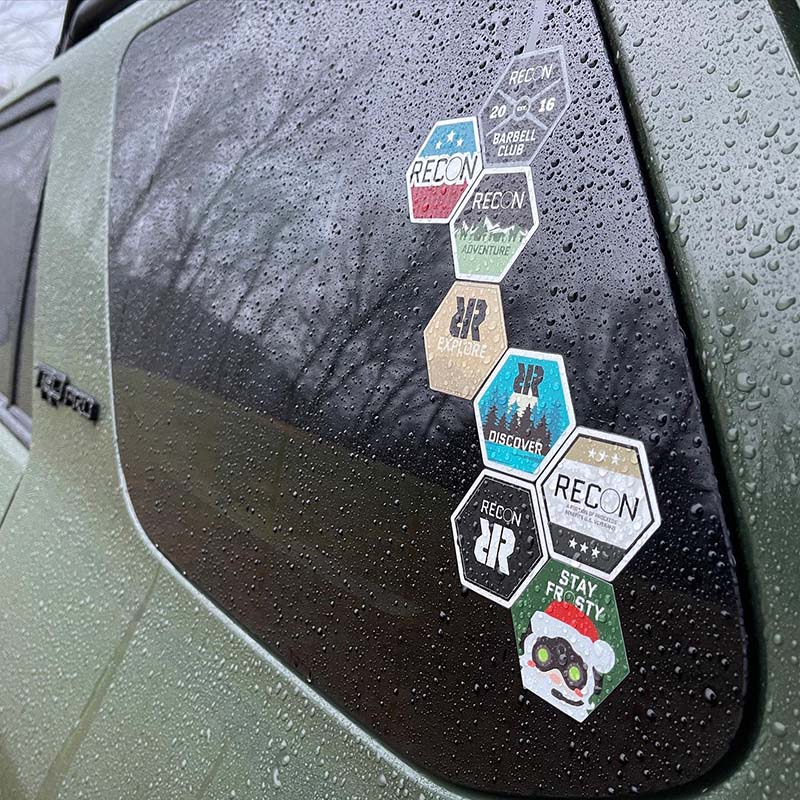 Limited Edition "Stay Frosty" Holiday Sticker - RECON Rings
