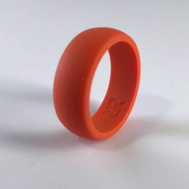 Men's Terracotta Orange Silicone Ring - RECON Rings