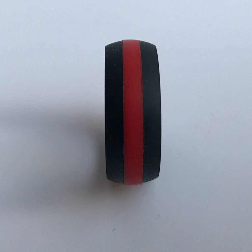 Thin Red Line Silicone Ring - RECON Rings